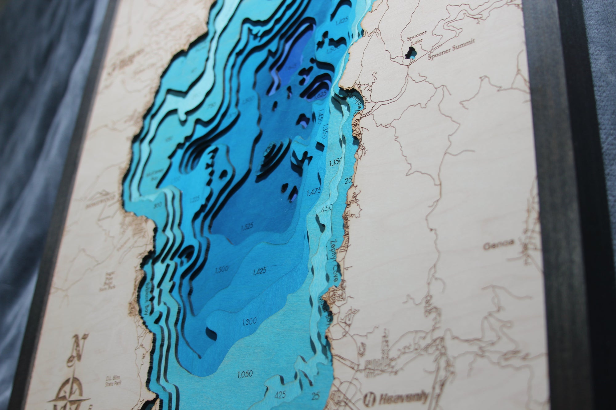 NEW!! Medium Lake Tahoe – Tahoe Wood Maps